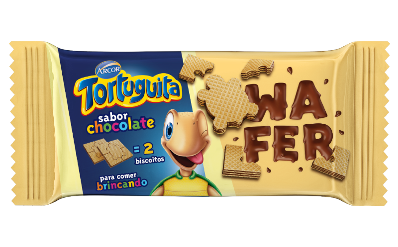Tortuguita Wafer Chocolate - arcor.com.br